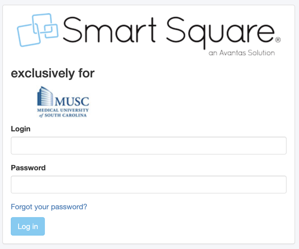 Smart Square MUSC Login - Smart Square HMH